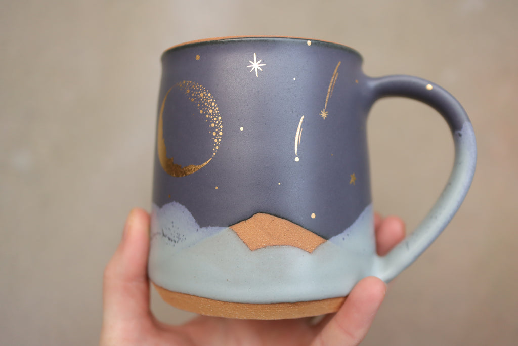 Nautical Twilight Wheel Thrown Presidio Mug 212 – Sven Ceramics